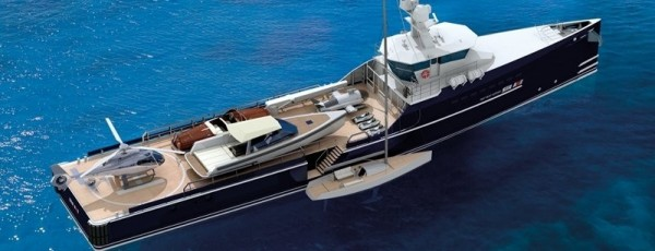 Sea Axe Superyacht Support Ships from Amels and Damen