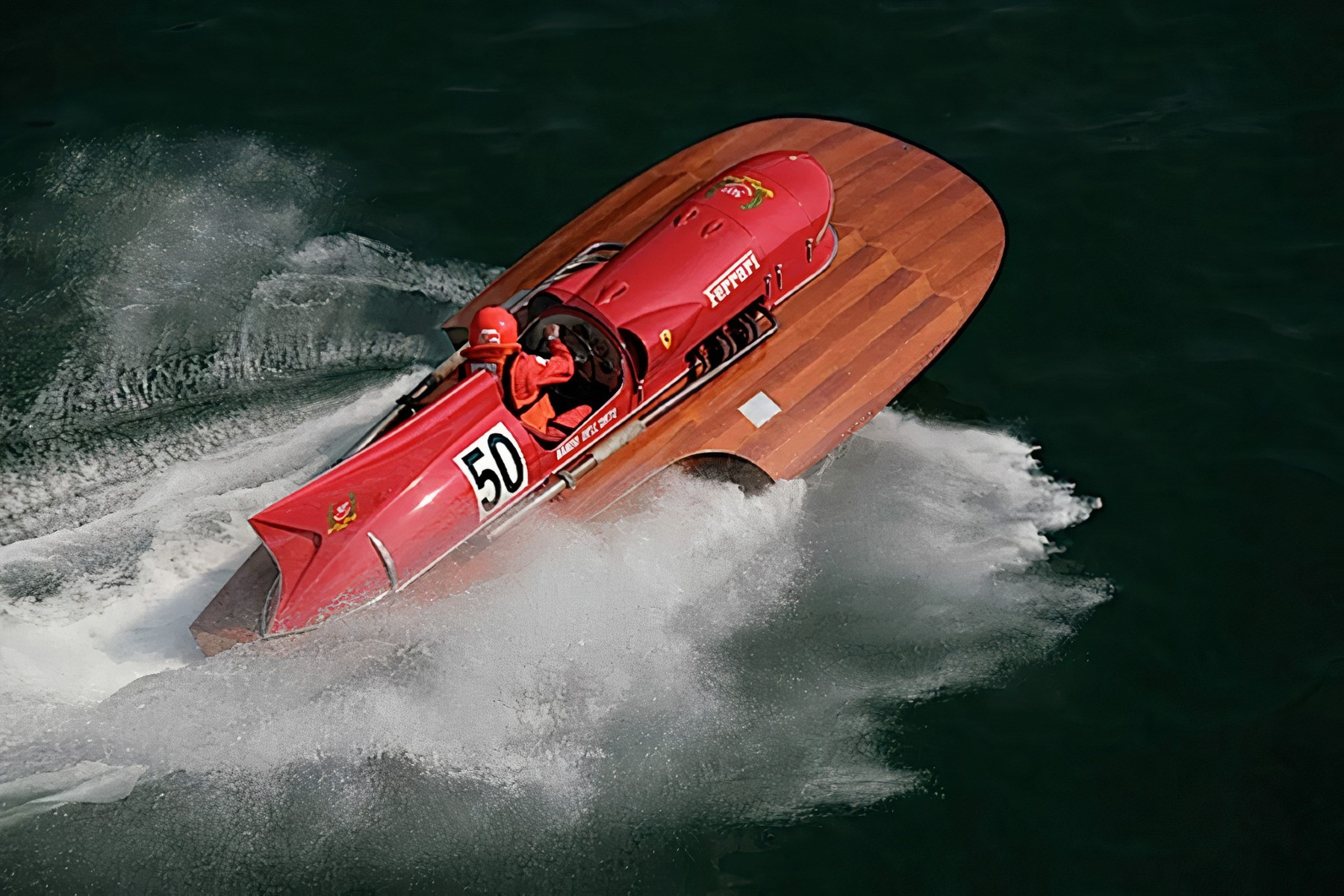 Exclusive: Ferrari racing boat co-created by Enzo is relisted for $12 ...