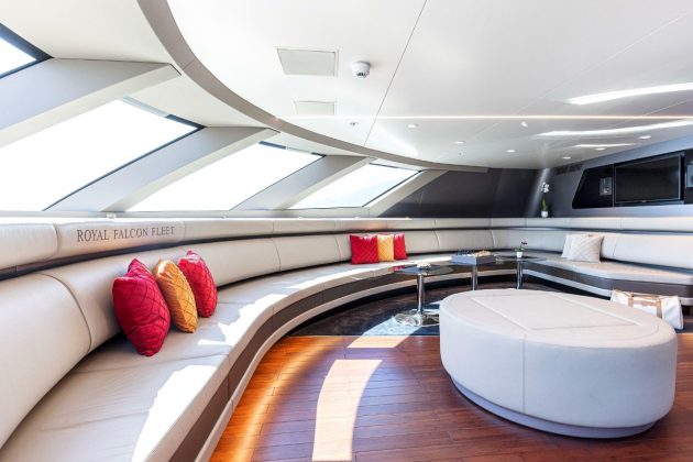 Meet Royal Falcon One, the world's first megayacht fully designed by ...