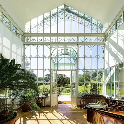 Greenhouse In Italy Restored Southern Italian Garden Giardini Pistola