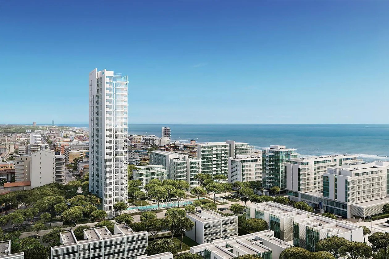 Richard Meier Tower: Deluxe Apartments for Sale in the Jesolo Lido ...